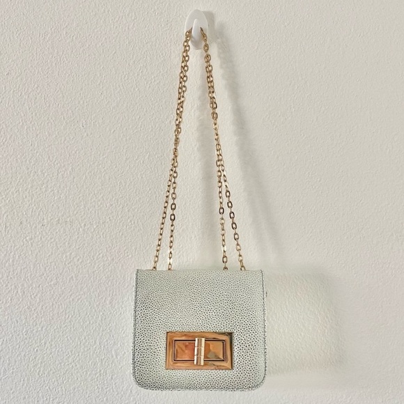 Handbag Republic | Bags | Powder Blue Glittered Mini Crossbody Bag ...